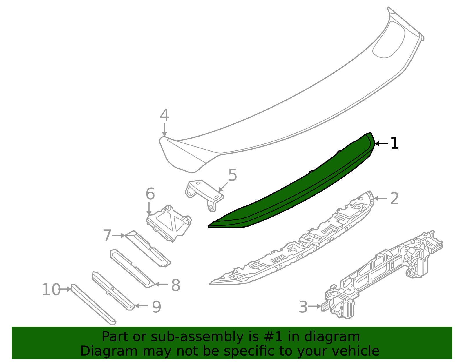 2020-2023 Porsche 718 Cayman Spoiler 982-807-433-C-G2X | Online Porsche ...