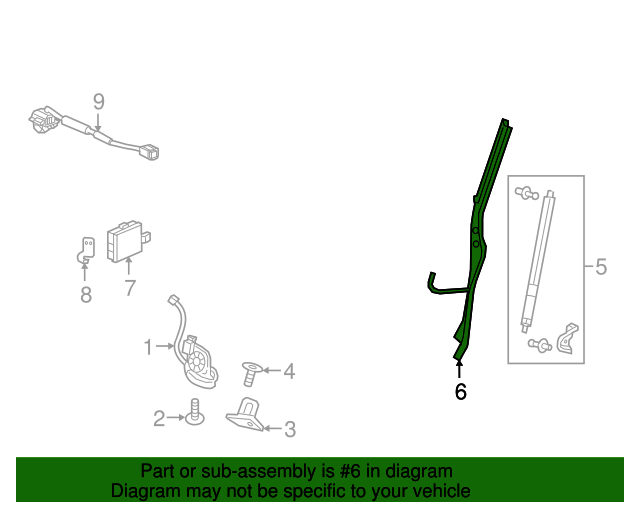 74954-TLA-A51 - Pinch Sensor 2017-2022 Honda CR-V | Honda Parts Online