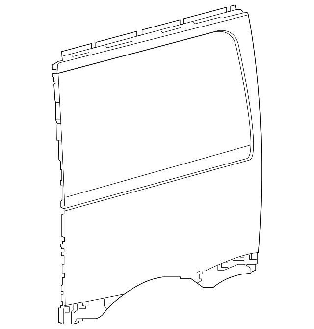 9076373600 - Rear Panel 2019-2024 Mercedes-Benz | Mercedes-Benz USA Parts