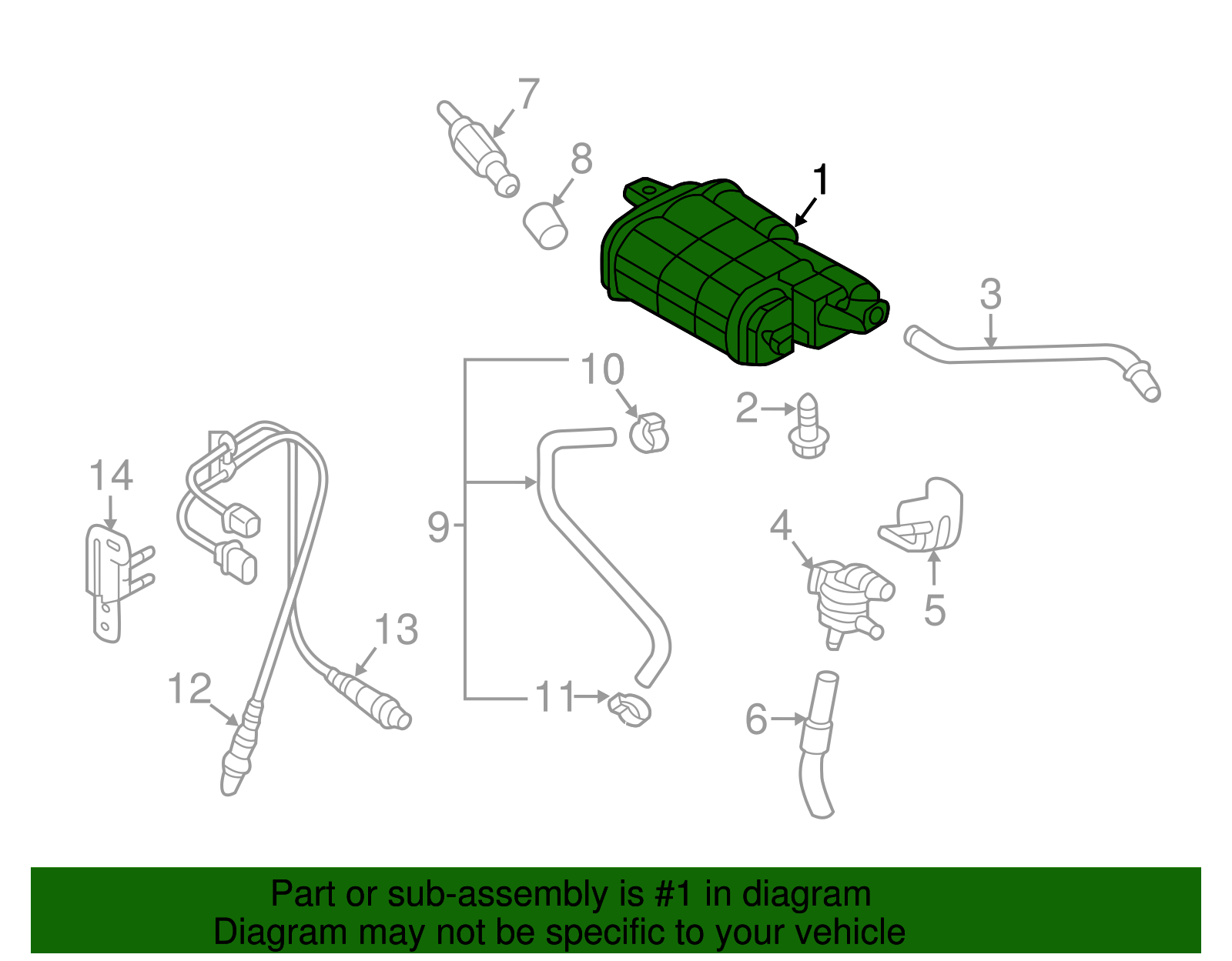 2016-2020 Kia Optima Vapor Canister 31420-C2600 | Retail Performance ...