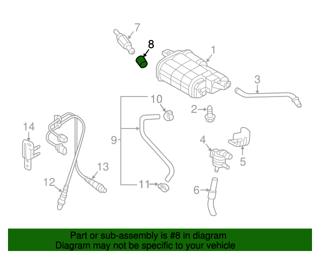 26719-2B610 - PCV Valve Pad 2016-2020 Kia | Kia.Parts Store