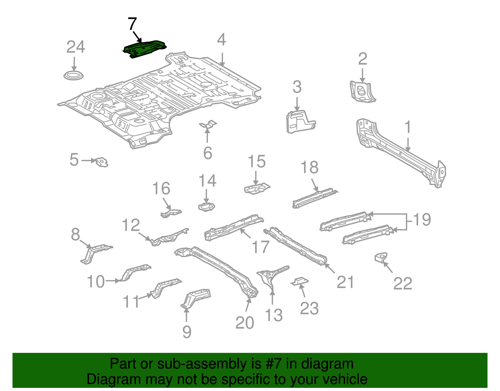 58723-60010 - Protector - 2008-2011 Lexus LX570 | My L Parts