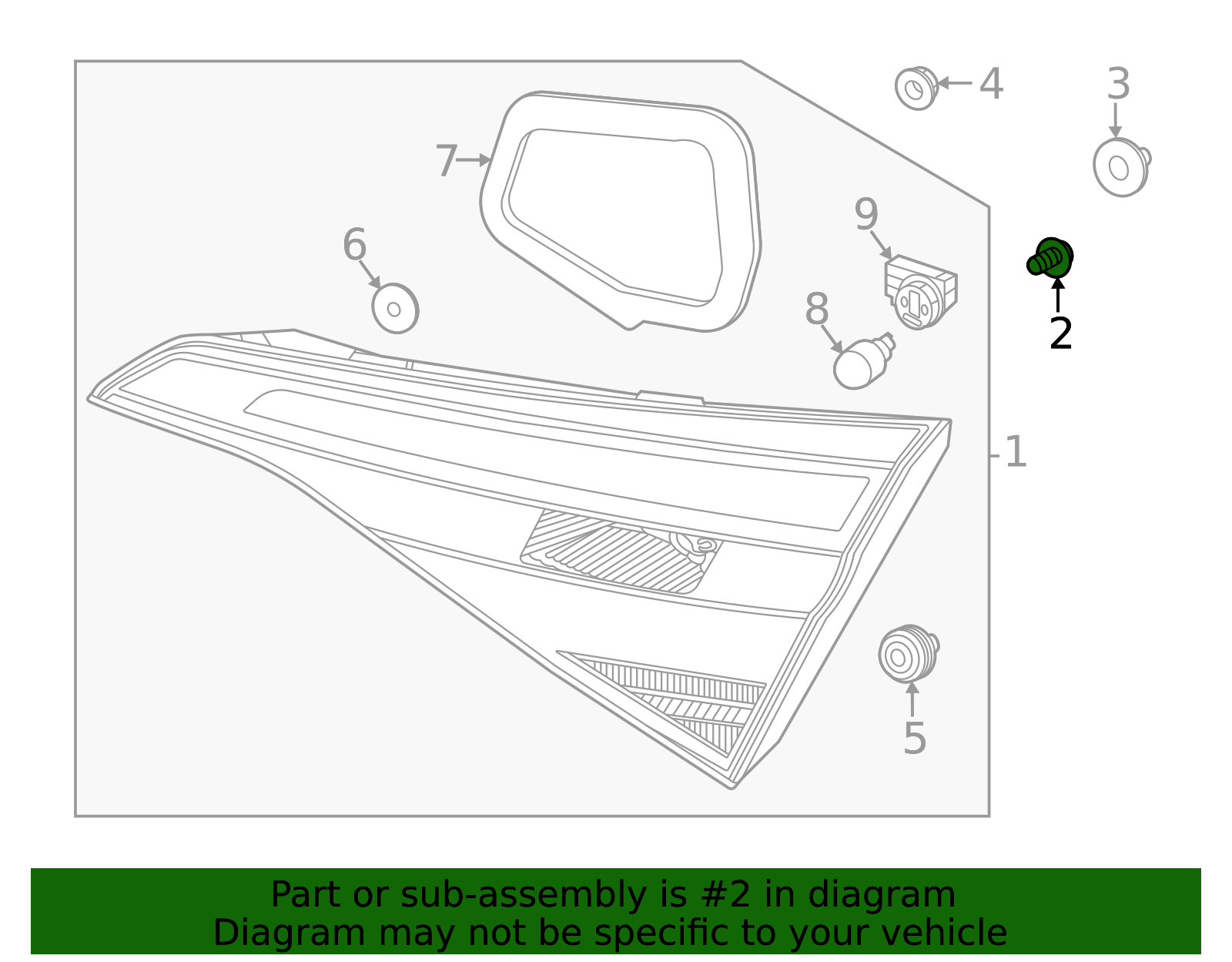 34153-T43-J01 - 2022-2024 Honda Civic - Backup Lamp Assembly Bolt ...