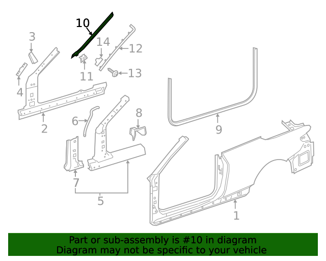 217-690-03-62-9040 - Windshield Frame Weatherstrip Seal 2017-2021 ...