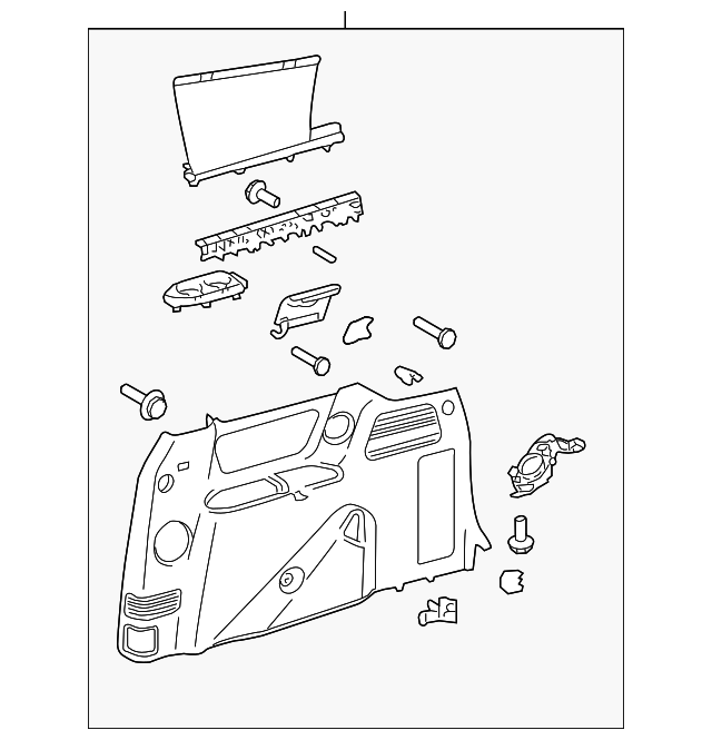 62510-AE331-E0 - Trim Panel Assembly - 2006 Toyota Sienna | DiscMonster