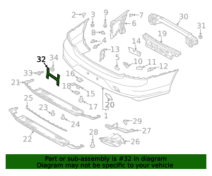 2016-2023 Volvo License Bracket 31420107 | OEM Parts Online