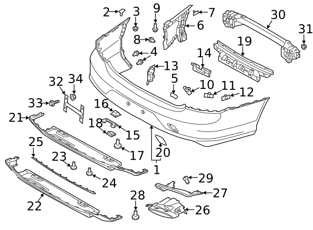 2016-2023 Volvo License Bracket 31420107 | OEM Parts Online