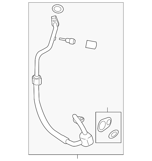 2013-2016 Ford Escape AC Line CV6Z-19972-B | QuirkParts