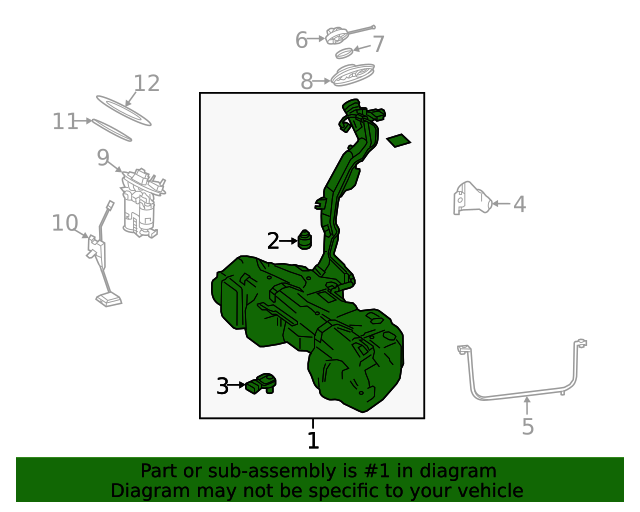 213-470-07-02 - Fuel Tank 2019-2023 Mercedes-Benz | Mercedes-Benz USA Parts