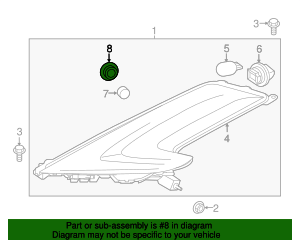 2015-2017 Nissan Marker Lamp Bulb Socket 26240-8990B | OEM Parts Online
