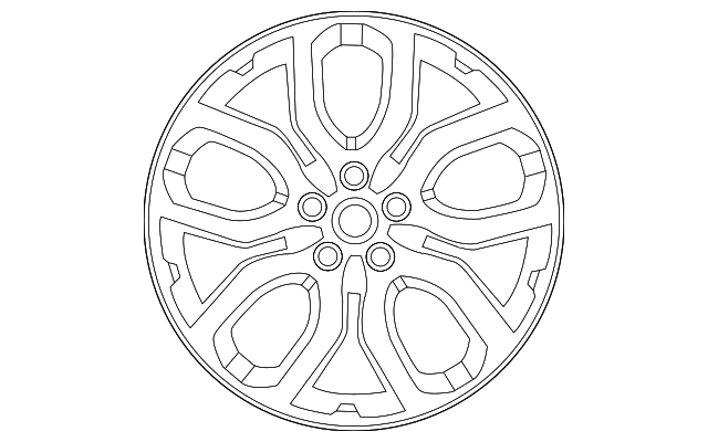 Genuine OEM Wheel, Alloy Part# LR044840 Fits 2014-2022 Land Rover Range ...