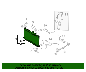 2000-2006 Subaru Radiator Assembly 45111AE00A | Subaru Parts Store