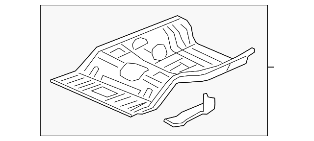 04655-TR0-A00ZZ - Floor Pan 2012 Honda Civic | Honda Parts Online