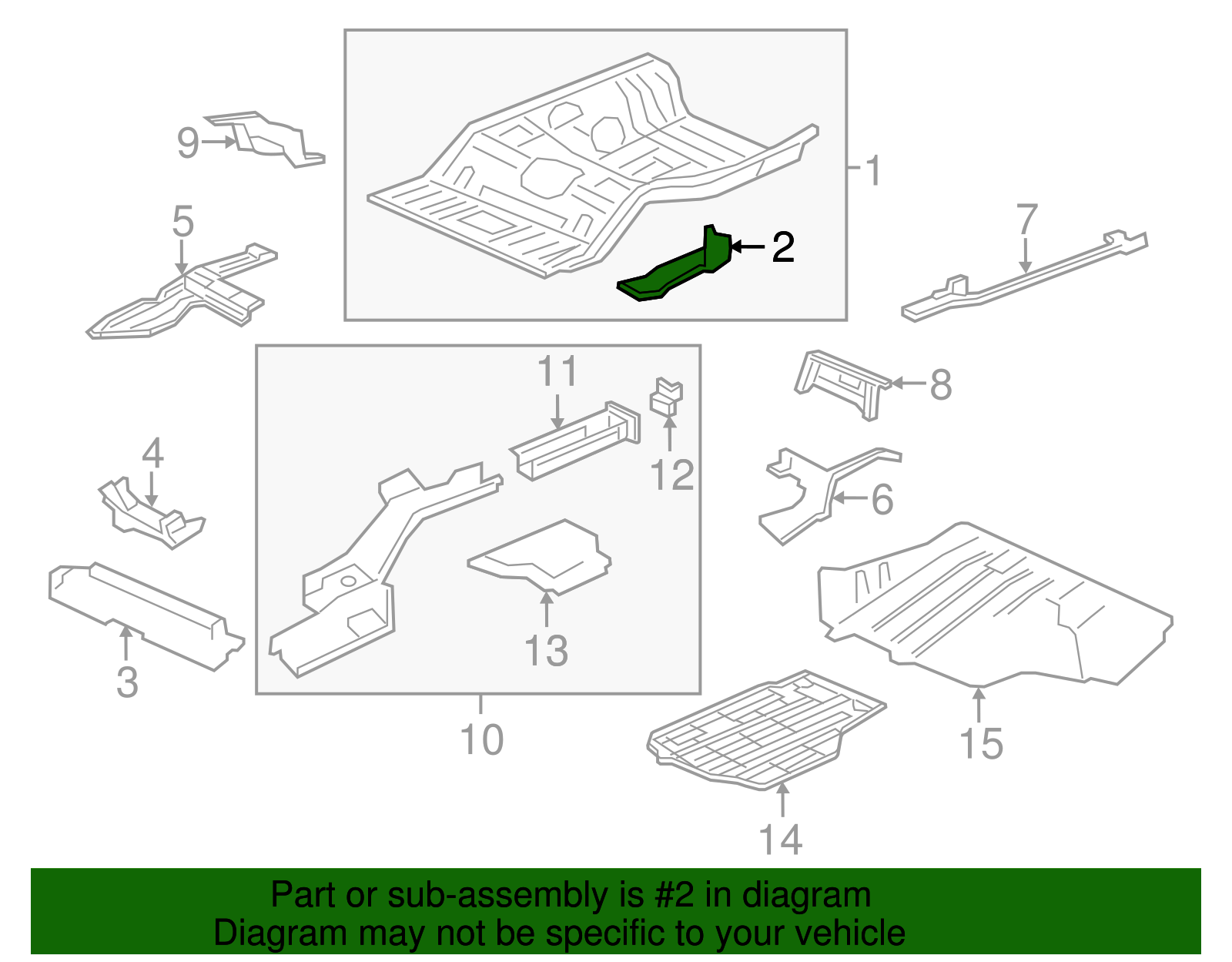 65513-TR0-A00ZZ - 2012-2015 Honda Civic - Stiffener Rear Jack | All ...