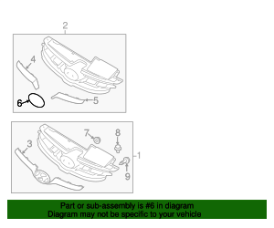 2011-2013 Hyundai Elantra Emblem 86353-3X000 | OEM Parts Online