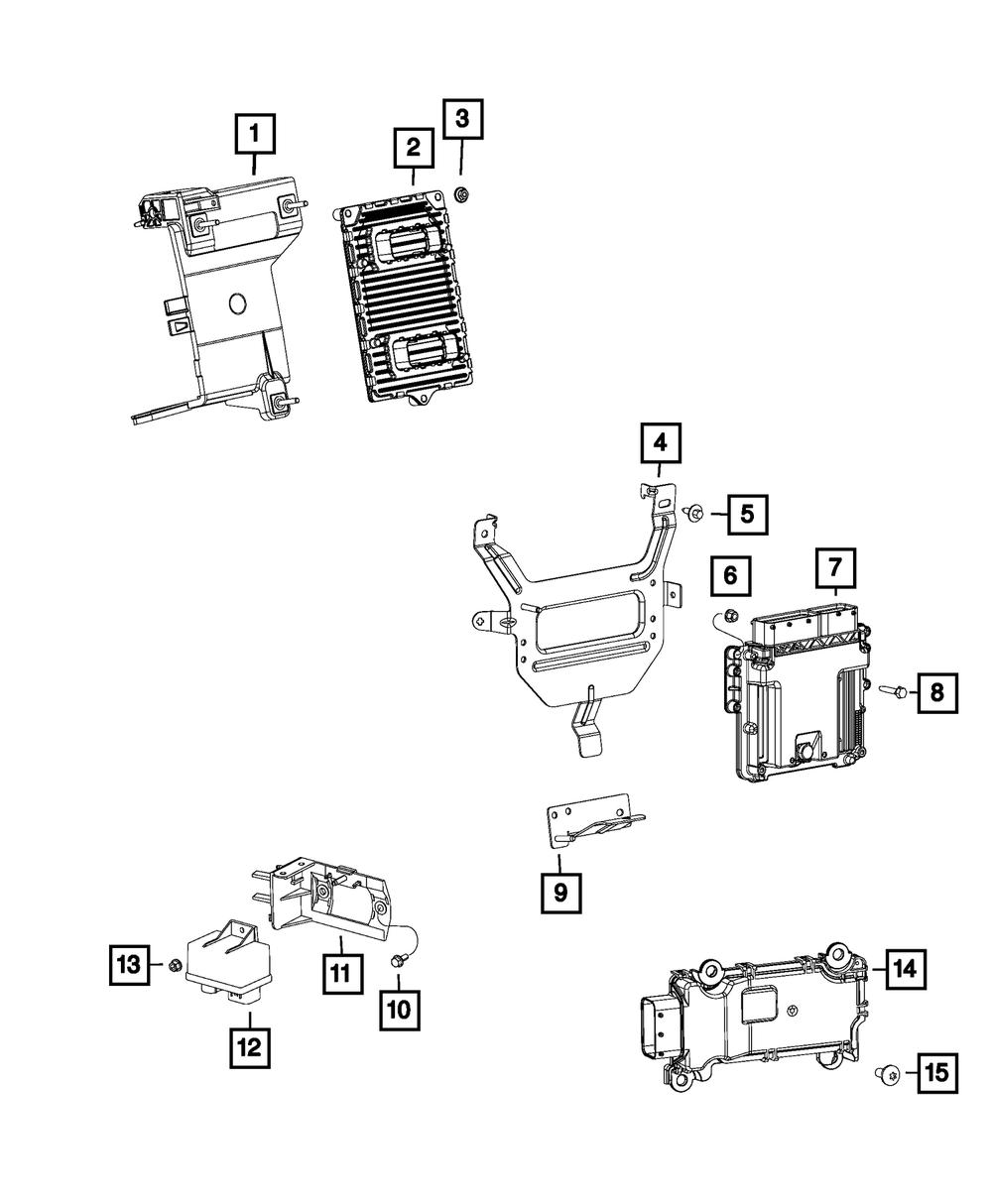 2014 Jeep Cherokee Powertrain Control Module 5150843AC | Mopar eStore