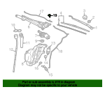 2013-2019 Cadillac XTS Windshield Washer Nozzle 20911558 GM ...