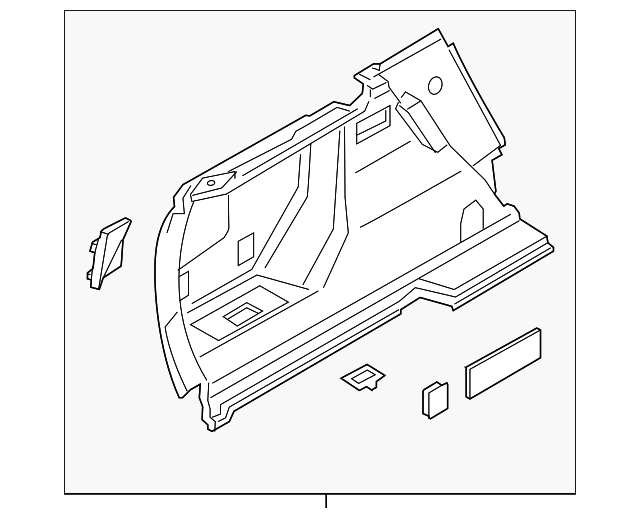 Genuine BMW 51-47-2-991-188 | Wheelhouse Trim | FREE Shipping on Most ...