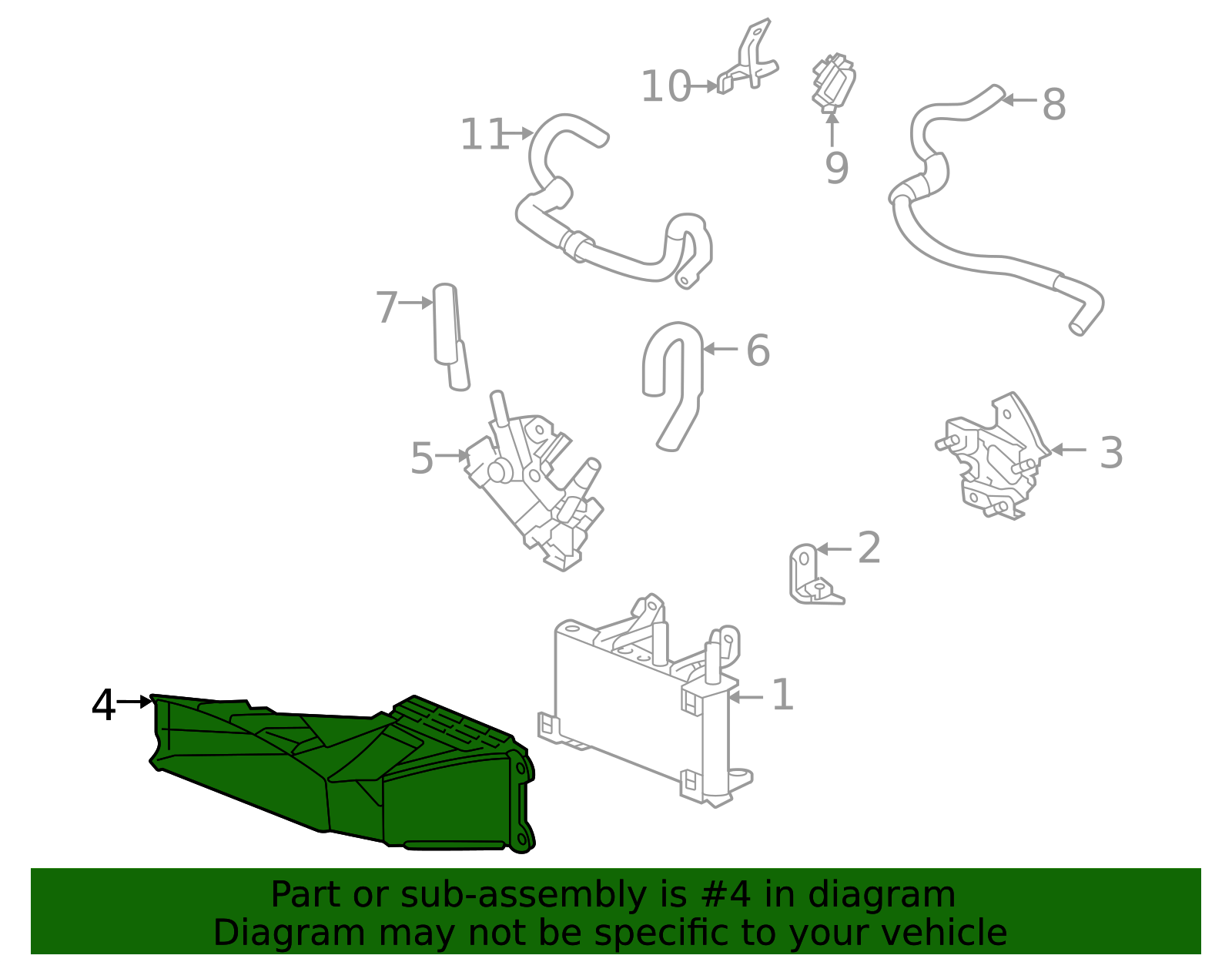 32917-0E120 - Air Duct 2021-2022 Toyota Highlander | Longo Toyota Parts