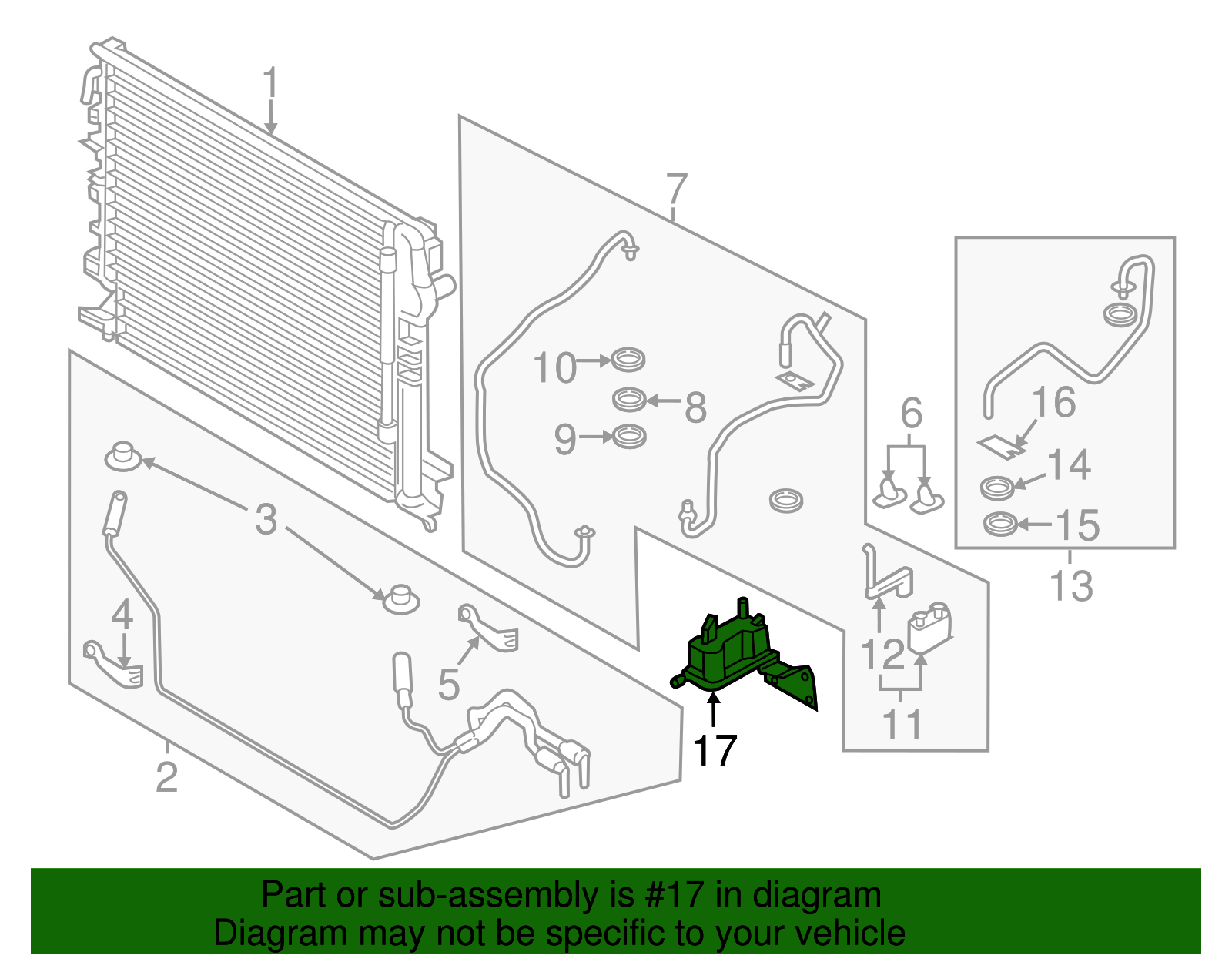 G2GZ-7A095-B - Automatic Transmission Oil Cooler 2015-2018 Ford | Ford ...
