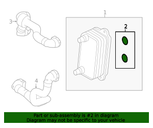 LR086285 - Trans Cooler O-Ring 2018-2023 Land Rover | AutoNation Parts