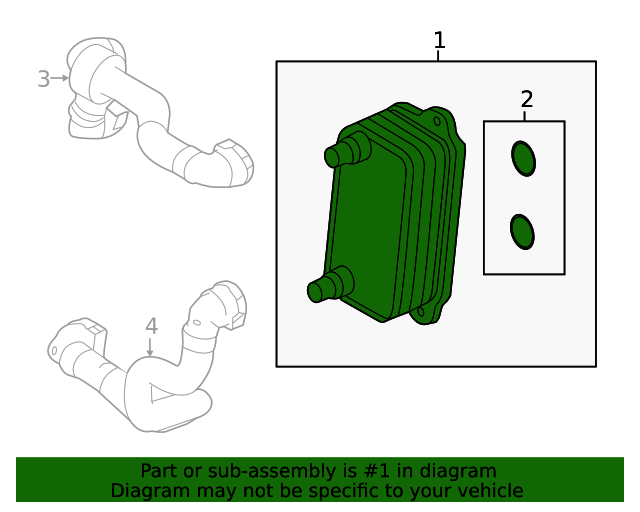 LR110373 - Trans Cooler - 2018-2020 Land-Rover | Land Rover Lake Bluff