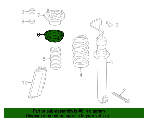 33-53-7-846-901 - Coil Spring Insulator 2013-2019 BMW | AutoNationParts.com