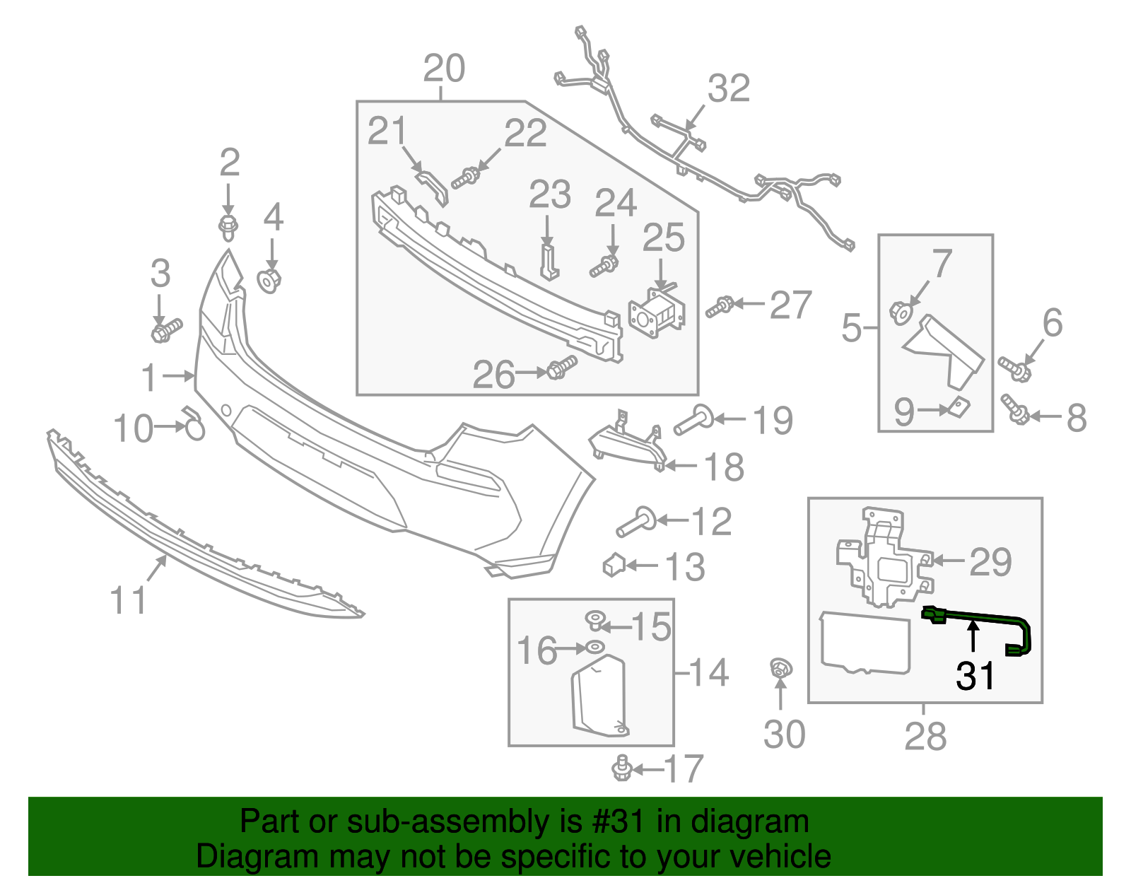 Hyundai - 95824-F2001 - Wire - 2018-2020 Hyundai Elantra GT | OEM ...