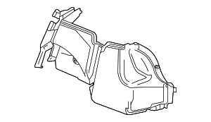 2016-2024 Chevrolet Malibu Driver Side Rear Compartment Side Trim ...