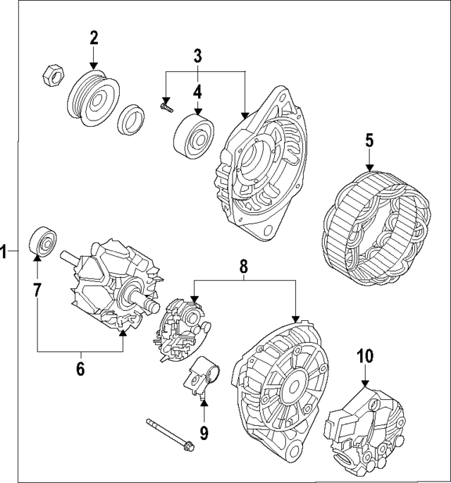 37360-2B100 - Rectifier 2010-2013 Kia Soul | Kia.Parts Store