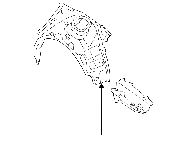 4K8-809-409 - Outer Wheelhouse 2019-2023 Audi | Audi OEM Parts