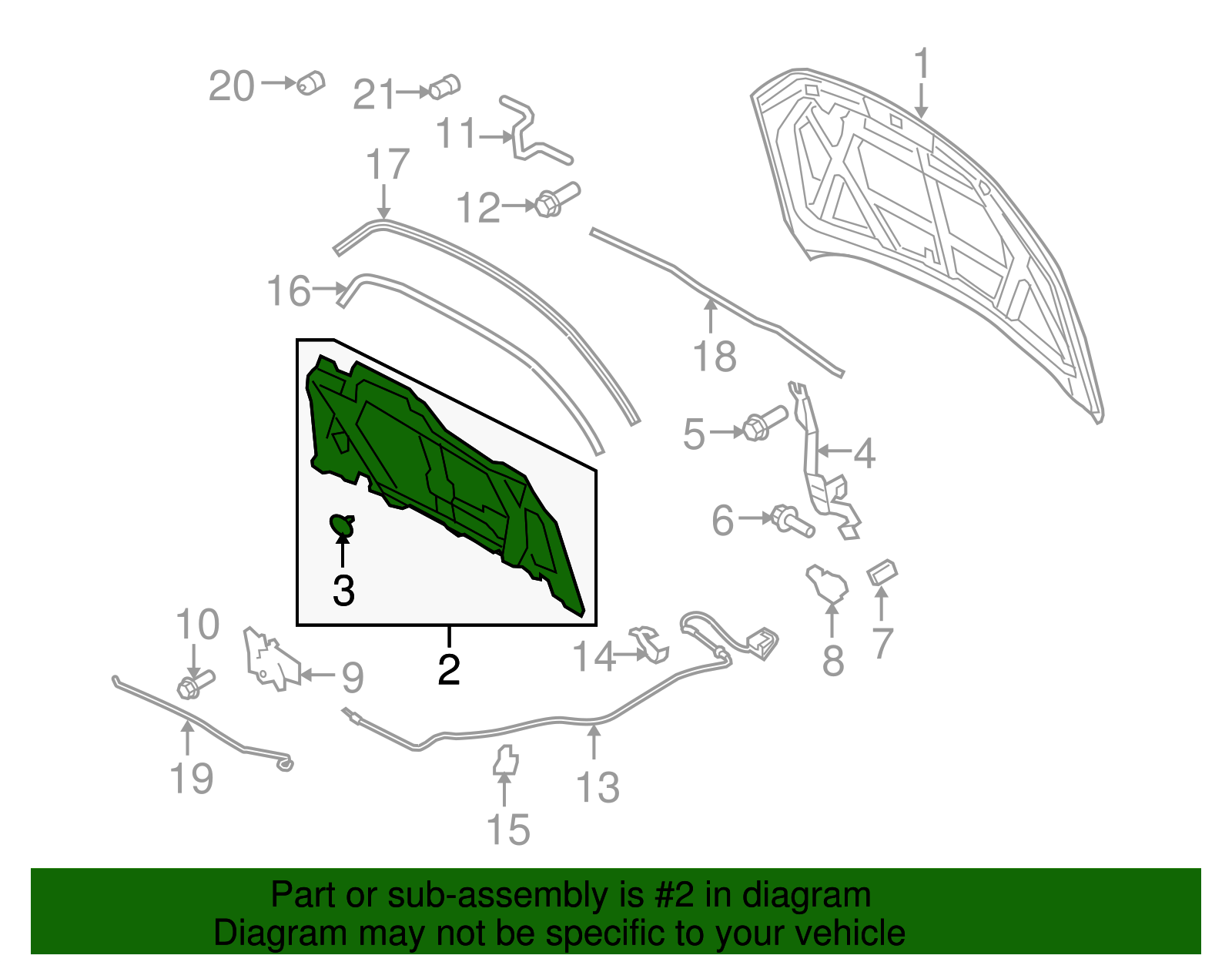 2010-2012 Ford OEM NEW 2010-2012 Ford Mercury Milan Fusion SEL Hood ...