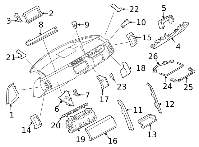 Genuine Trim Pad for 2017-2023 Land Rover Discovery | Land Rover Part ...