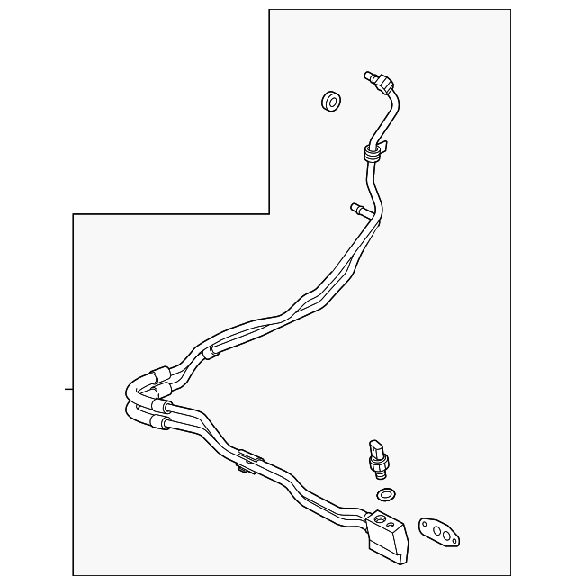 2021-2023 GM Engine Oil Cooler Line 85136335 | GM Parts Center