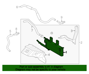 2013-2015 Lexus RX350 Oil Cooler 32910-48150 | OEM Parts Online