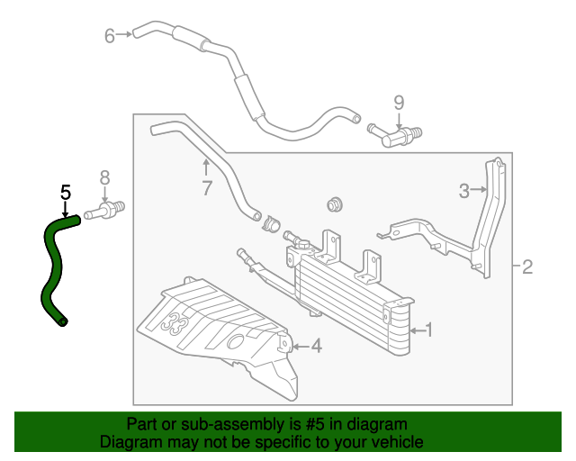 2013-2015 Lexus RX350 Outlet Hose 32942-0E060 | Lexus of Pembroke Pines ...