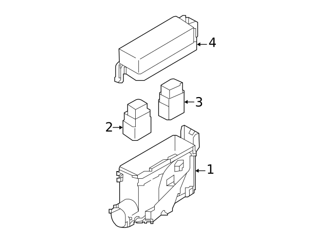 2018-2019 Nissan Kicks Fan Relay 25230-00Q0J | TascaParts.com