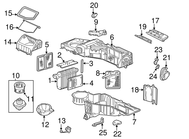 2003-2009 GM Heating and Air Conditioning Blower Control Module ...
