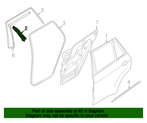 Genuine BMW 41-00-7-286-318 | Door Shell Reinforcement | FREE Shipping ...