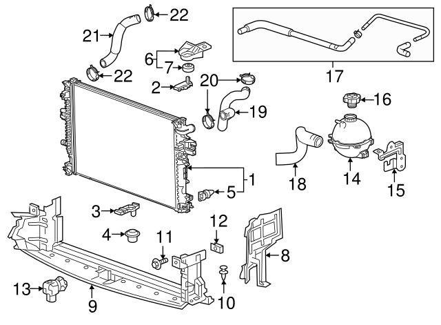 2014-2020 GM Ambient Temp Sensor 13583411 | OEM GM Parts
