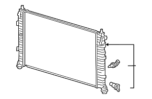 2019-2024 GM Radiator 86567346 | GM Parts Center