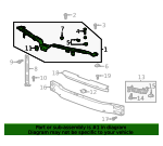 2019-2023 Cadillac XT4 Front Bumper Fascia Center Support 84520211 GM ...