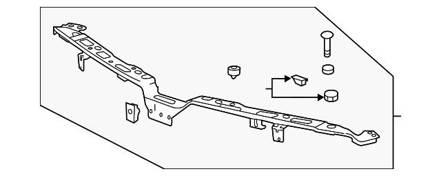 2019-2023 Cadillac XT4 Front Bumper Fascia Center Support 84520211 GM ...