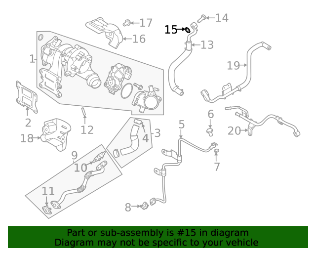17512-12000 - Water Inlet Tube O-Ring 2011-2024 Kia | Kia.Parts Store