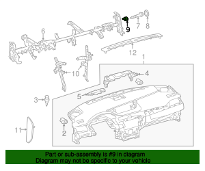 2013-2018 Lexus Reinforced Beam Spacer 55315-48160 | Express Lexus Parts