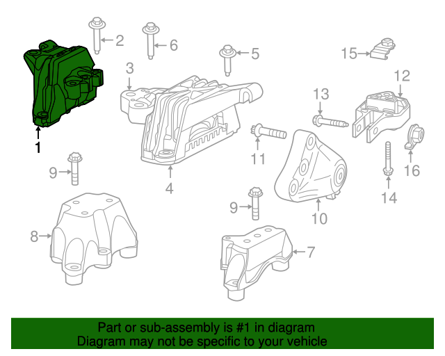 2013-2016 Dodge Dart Side Mount - Passenger Side (RH) 68081488AH ...