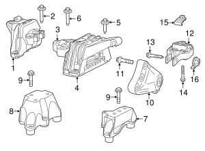 2013-2016 Dodge Dart Side Mount - Passenger Side (RH) 68081488AH ...