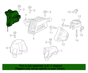 2013-2016 Dodge Dart Side Mount - Passenger Side (RH) 68102279AG ...