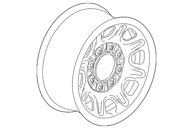 2011-2019 GM Wheel, Alloy 84020558 GM | GMPartsDirect.com