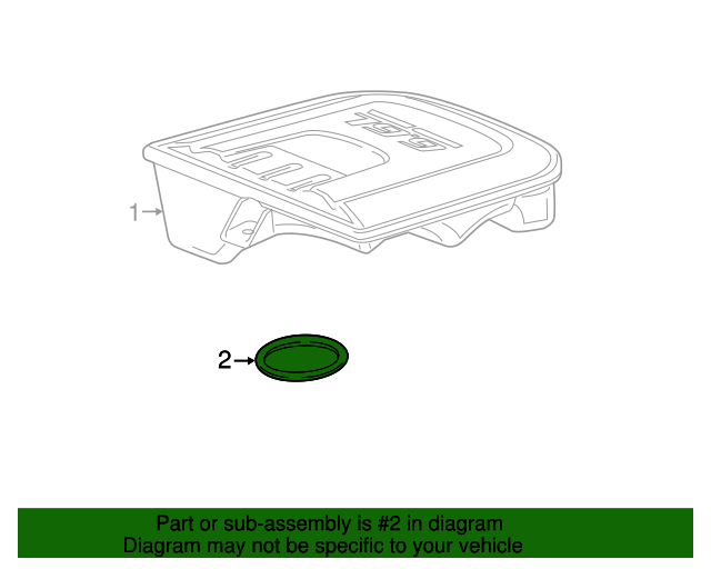 2011-2016 GM Multi-Purpose O-Ring 12629458 GM | GMPartsDirect.com